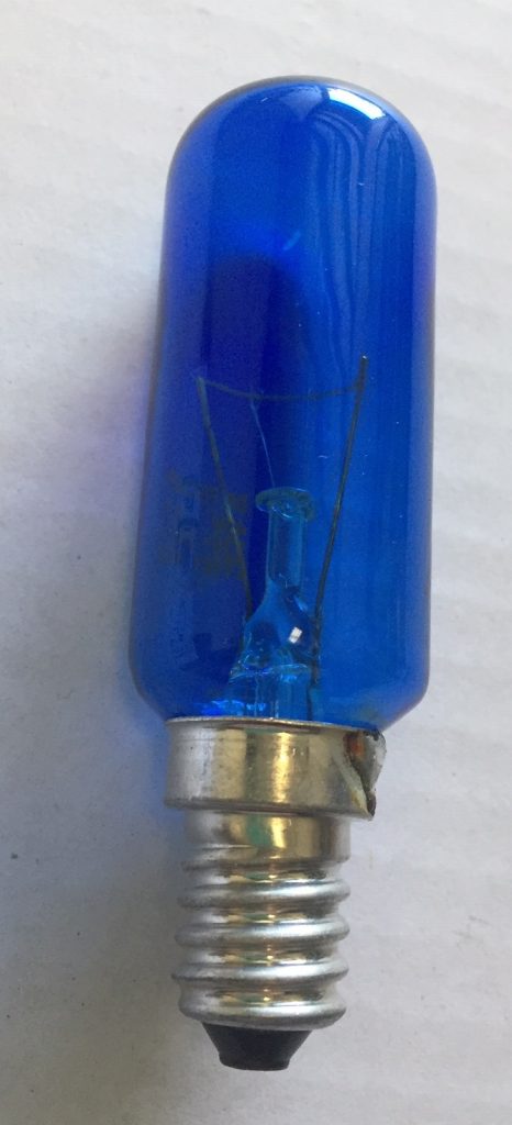 Universal E14 40W Blue Tint Fridge Freezer Lamp Light Bulb Globe 4075 ...