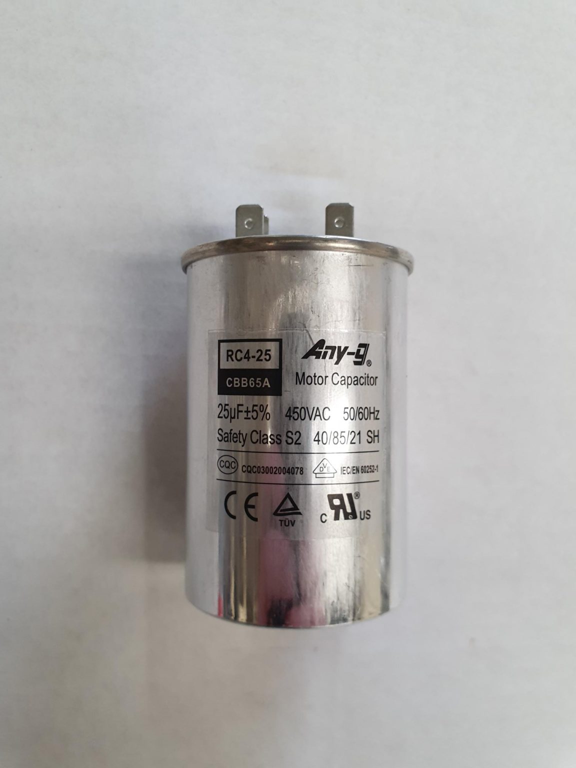Universal 25 UF Metal Capacitor - Electrical Supplies Australia