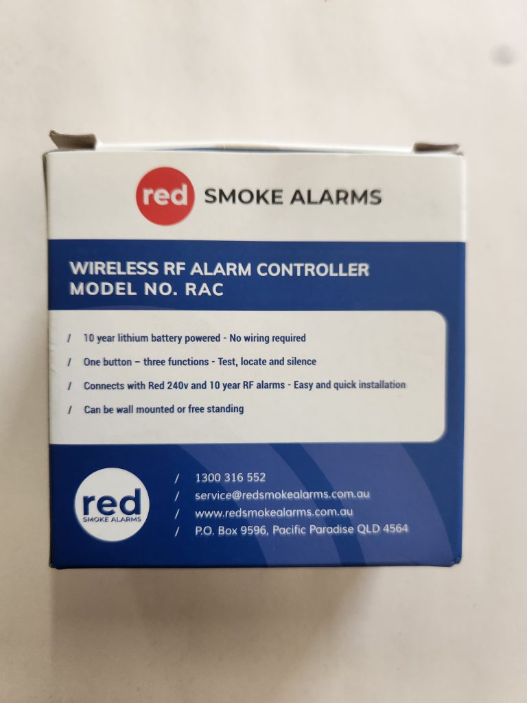 Red Smoke Alarms Wireless Smoke Alarm Controller Interconnect ...