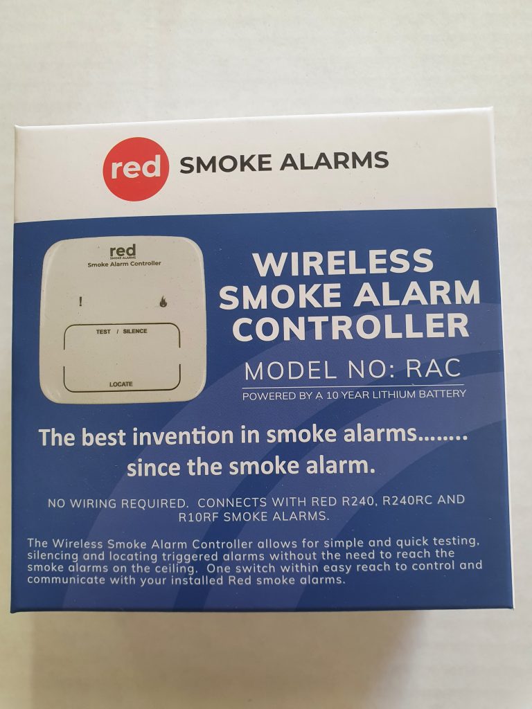 Red Smoke Alarms Wireless Smoke Alarm Controller-Interconnect ...