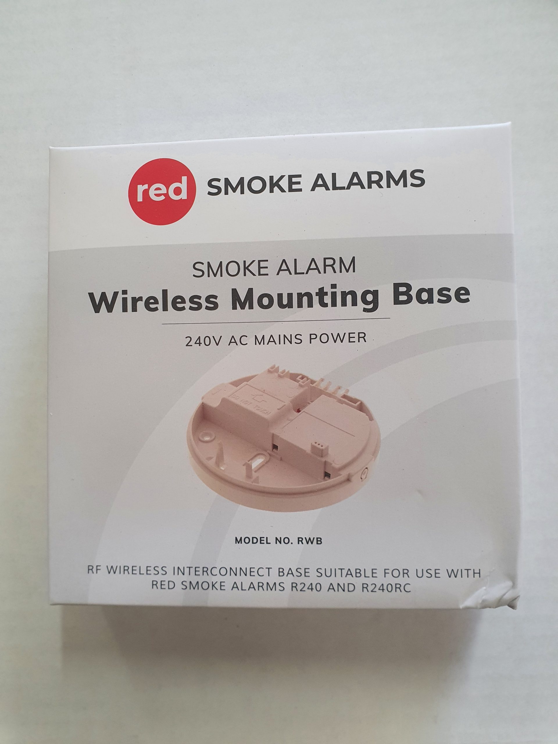 Red Smoke Alarms Smoke Alarm Mounting Base - Electrical Supplies Australia