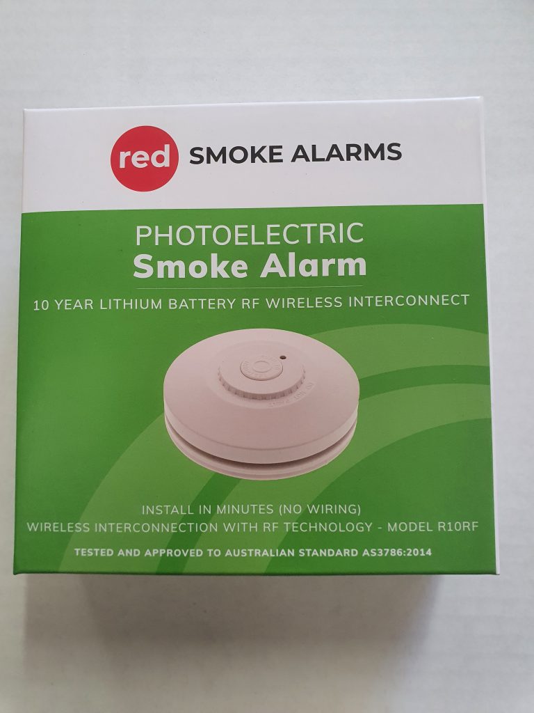 Red Smoke Alarms Surface Mounted Wireless Photoelectric Smoke Alarm ...