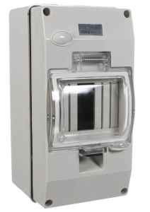 4 POLE SURFACE MOUNT DISTRIBUTION BOARD IP66 RATED - Electrical ...