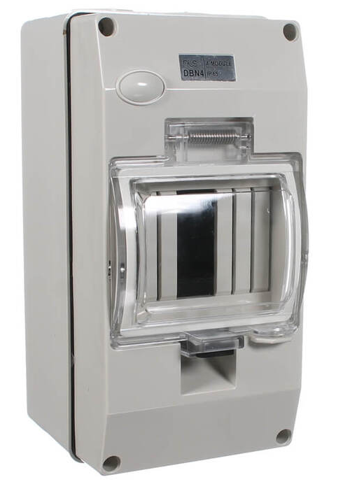 4 POLE SURFACE MOUNT DISTRIBUTION BOARD IP66 RATED - Electrical ...