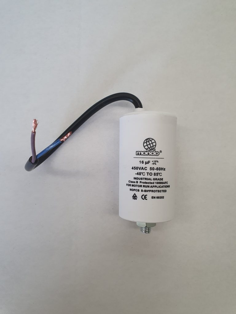 16UF Mondo Start/Run Capacitor With cable - Electrical Supplies Australia