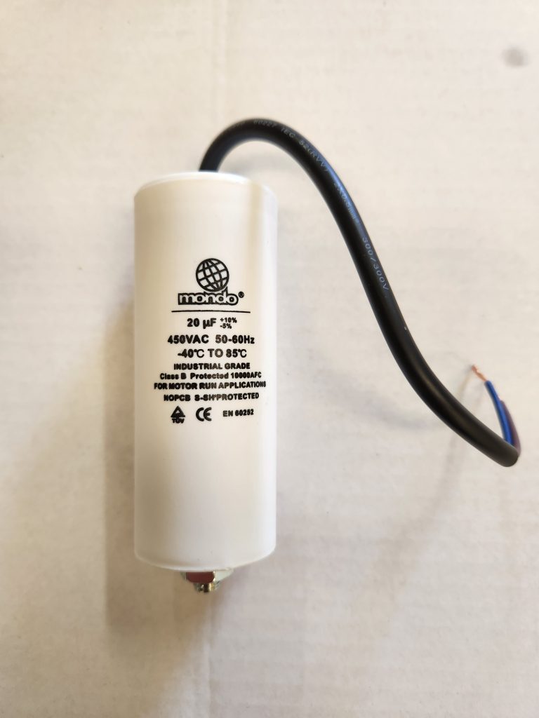 20UF Capacitor with Wire - Electrical Supplies Australia